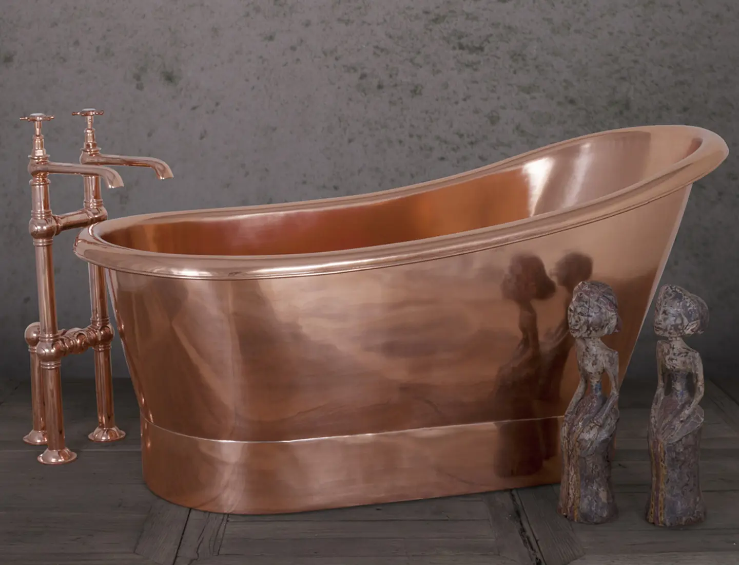 Bijou Compact Copper Bath | Hurlingham Baths
